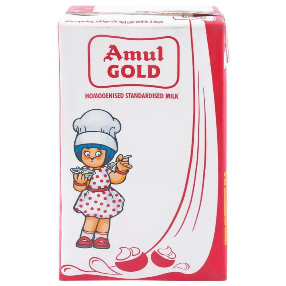 Amul - Gold Milk (Tetra Pack) – Book My Rashan